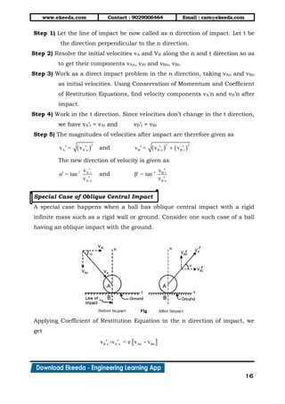 12. kinetics of particles impulse momentum method | PDF