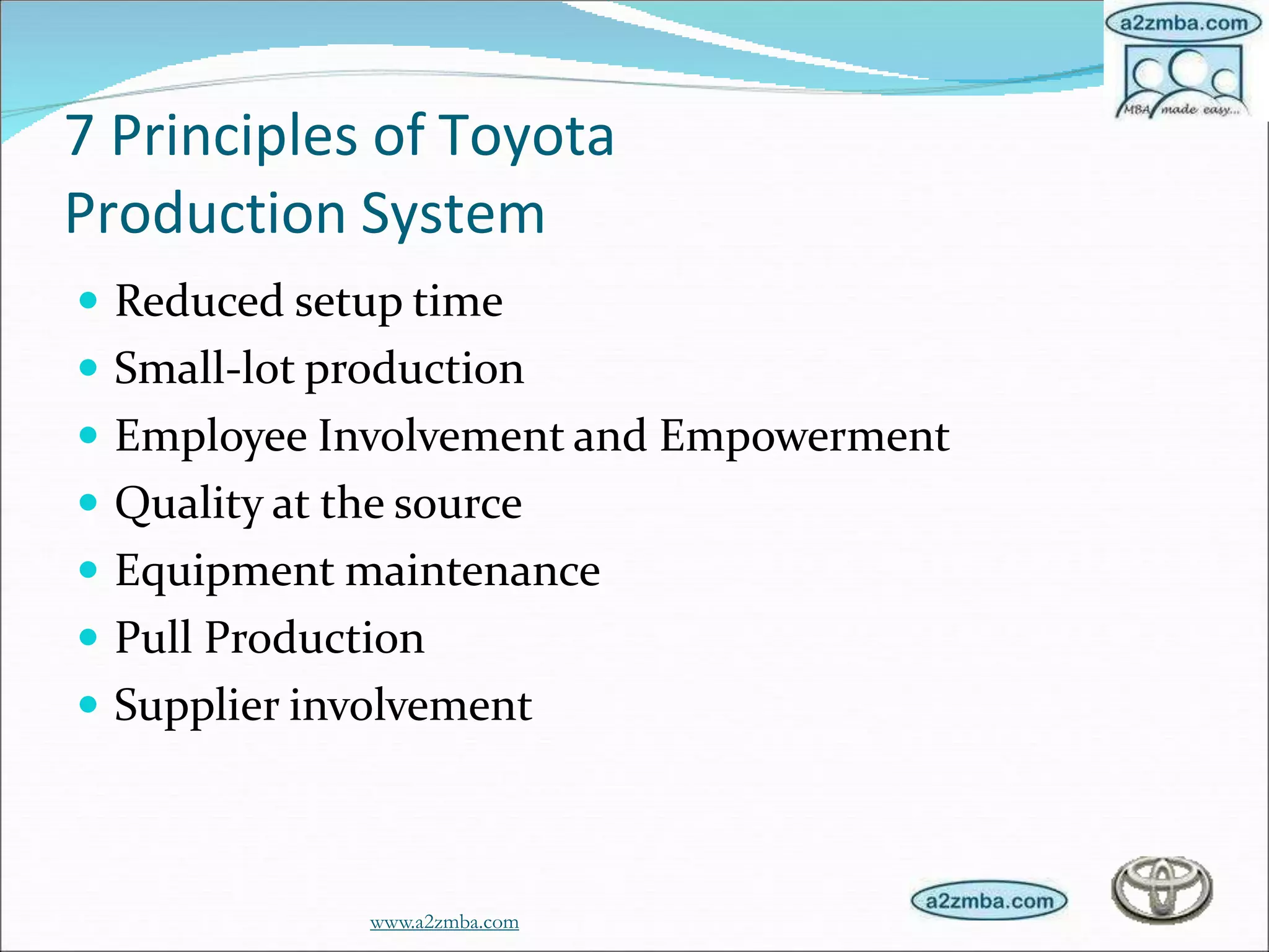 12. jit in toyota production system pgp | PPTX