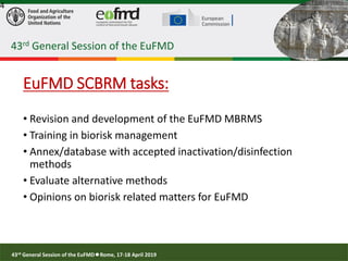 GS43_12. EuFMD minimum biorisk management standard | PPT