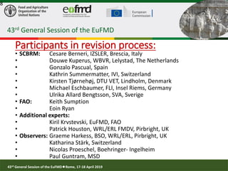 GS43_12. EuFMD minimum biorisk management standard | PPT