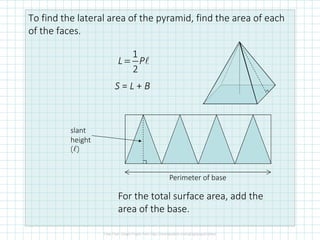 12.4 Surface Area of Pyramids and Cones | PDF