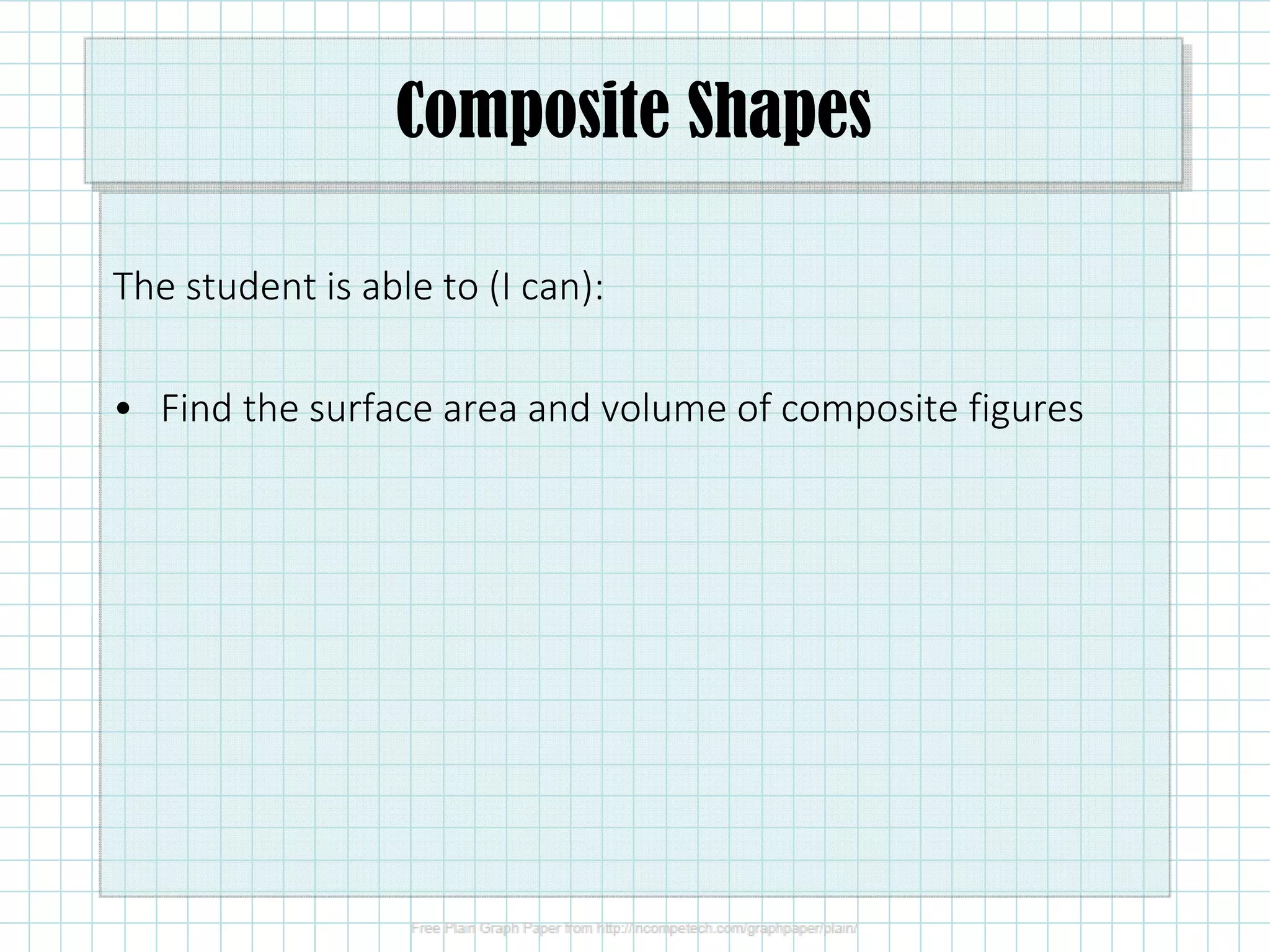 12.5 Composite Shapes | PDF
