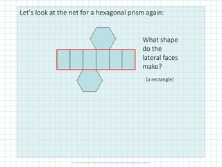 Net Of A Hexagonal Prism