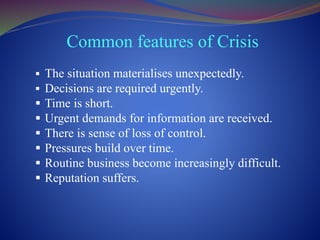 12. crisis management | PPTX