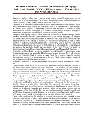 Exercising Eco-Linguistic Approach in Teaching English: Proposed ...