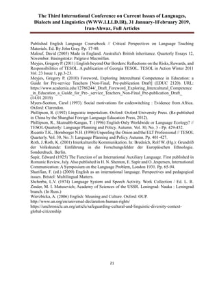 Exercising Eco-Linguistic Approach in Teaching English: Proposed ...