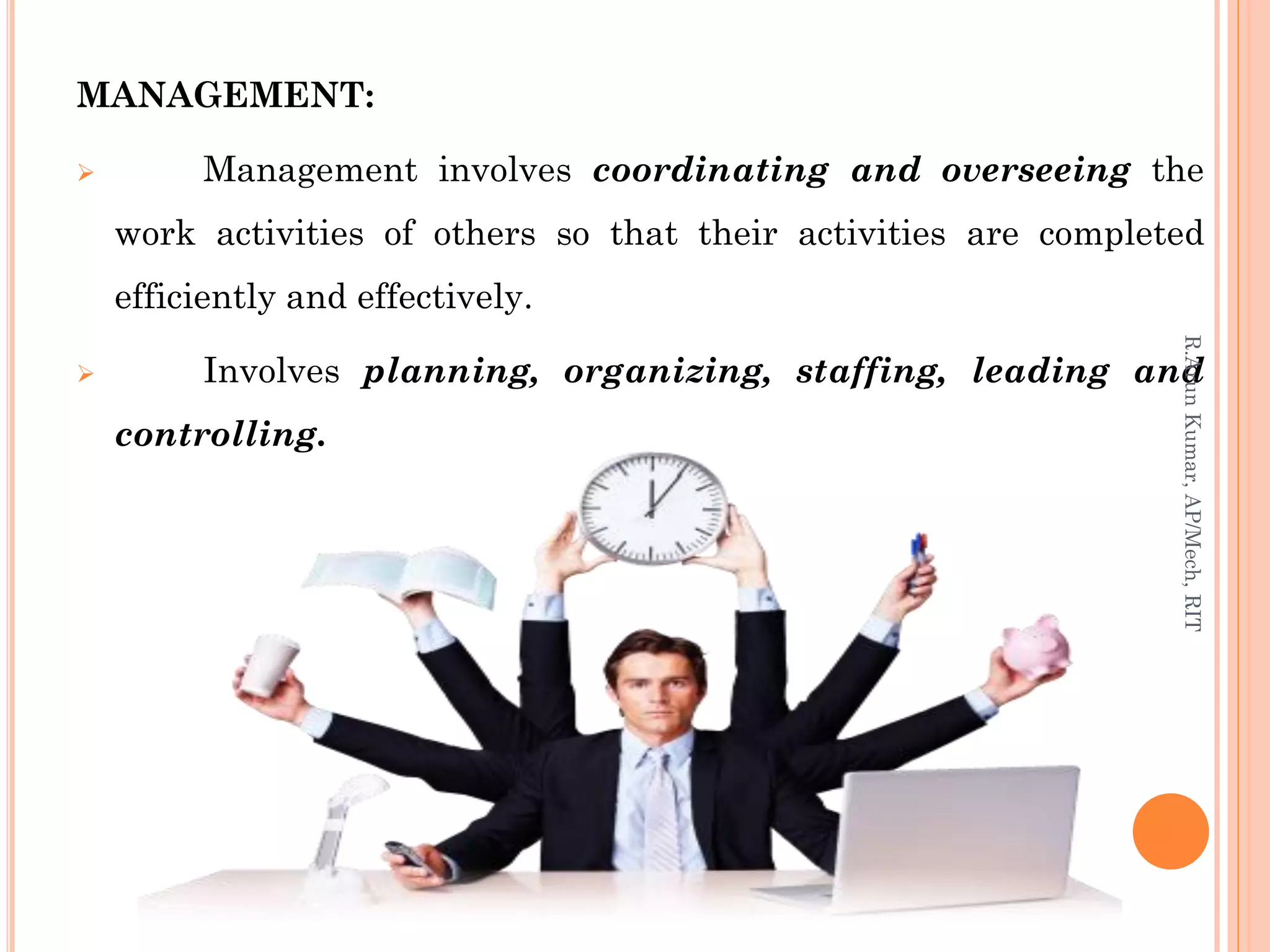 Principles of Management - Introduction to Management | PDF