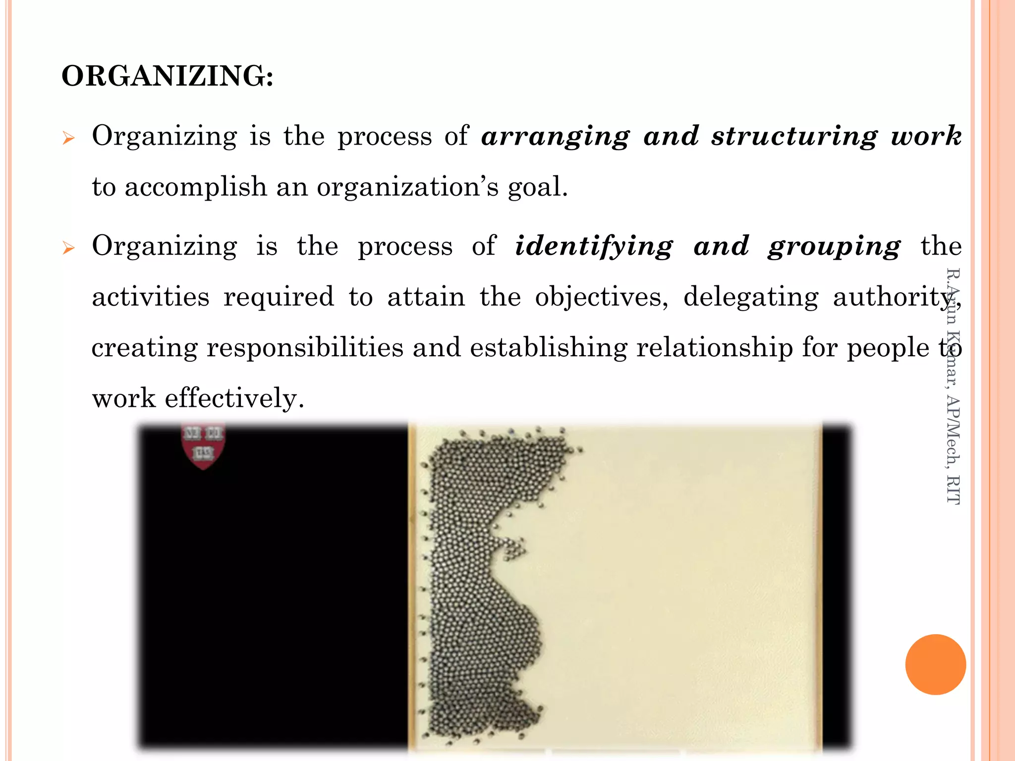 Organizing in Principles of Management | PDF