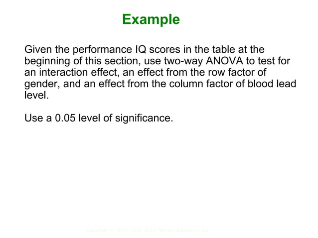Two Way ANOVA | PPT