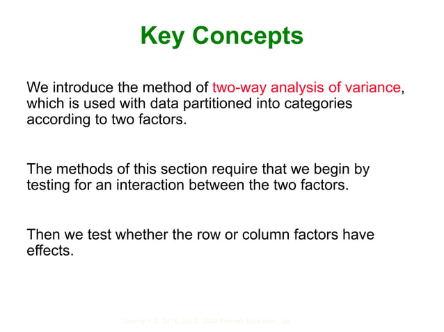 Two Way ANOVA | PPT