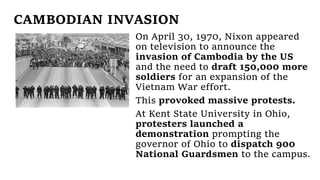 VIETNAM WAR - 12. THE KENT STATE MASSACRE | PPTX