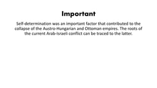 REVISION IGCSE CAMBRIDGE HISTORY: NATIONAL SELF-DETERMINATION | PPT