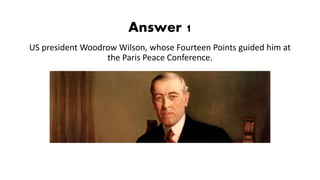 REVISION IGCSE CAMBRIDGE HISTORY: NATIONAL SELF-DETERMINATION | PPTX