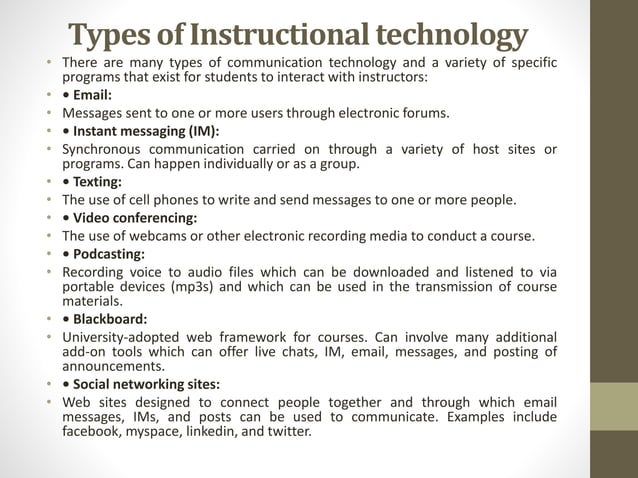 Instructional and Communication Technology | PPTX | Internet | Computing