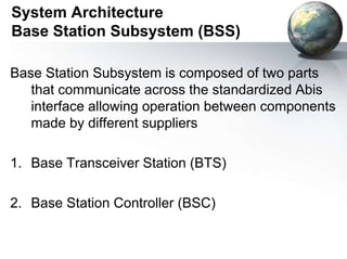 Global System For Mobile Communication by Ummer &Maroof | PPTX