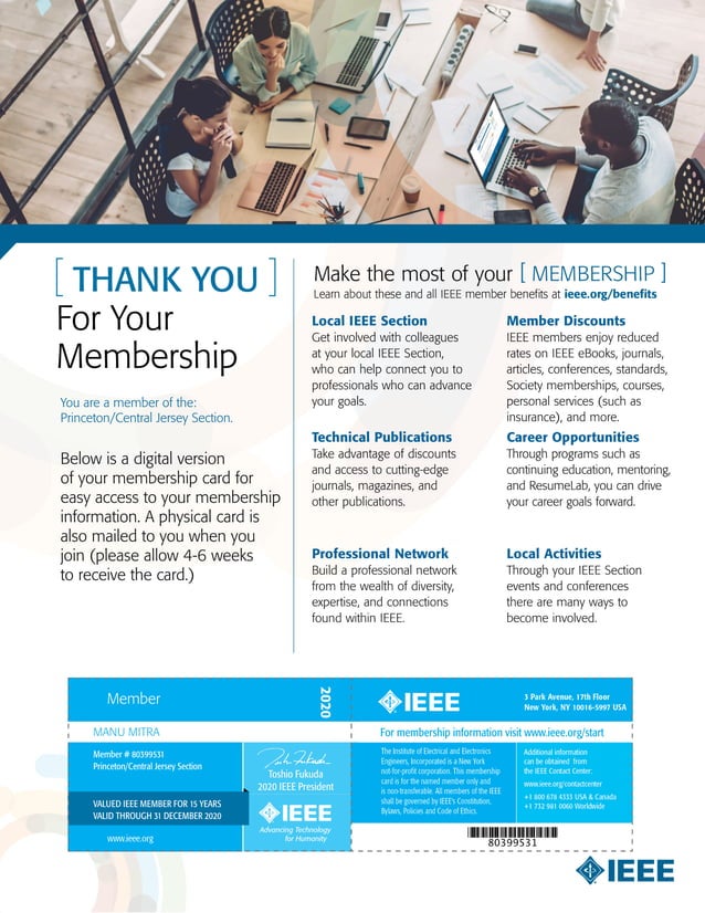 12. ieee membership card (2020) | PDF