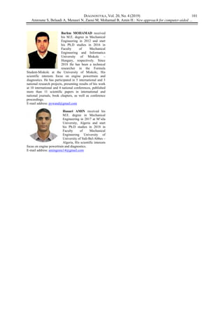 NEW APPROACH FOR COMPUTER-AIDED STATIC BALANCING OF TURBINES ROTORS ...