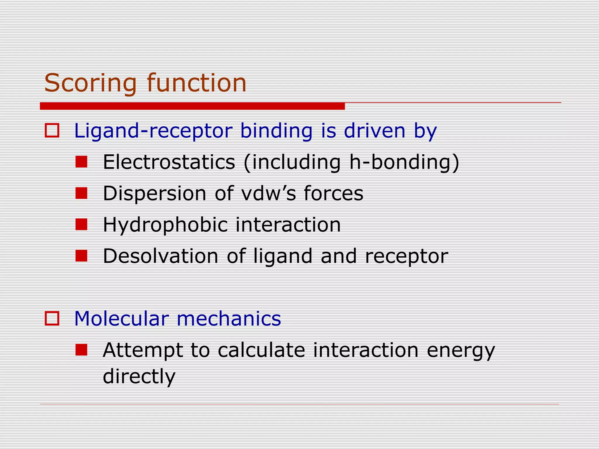 Cadd and molecular modeling for M.Pharm | PPT