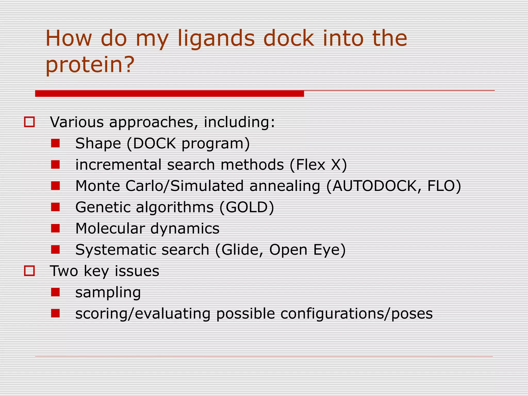 Cadd and molecular modeling for M.Pharm | PPT