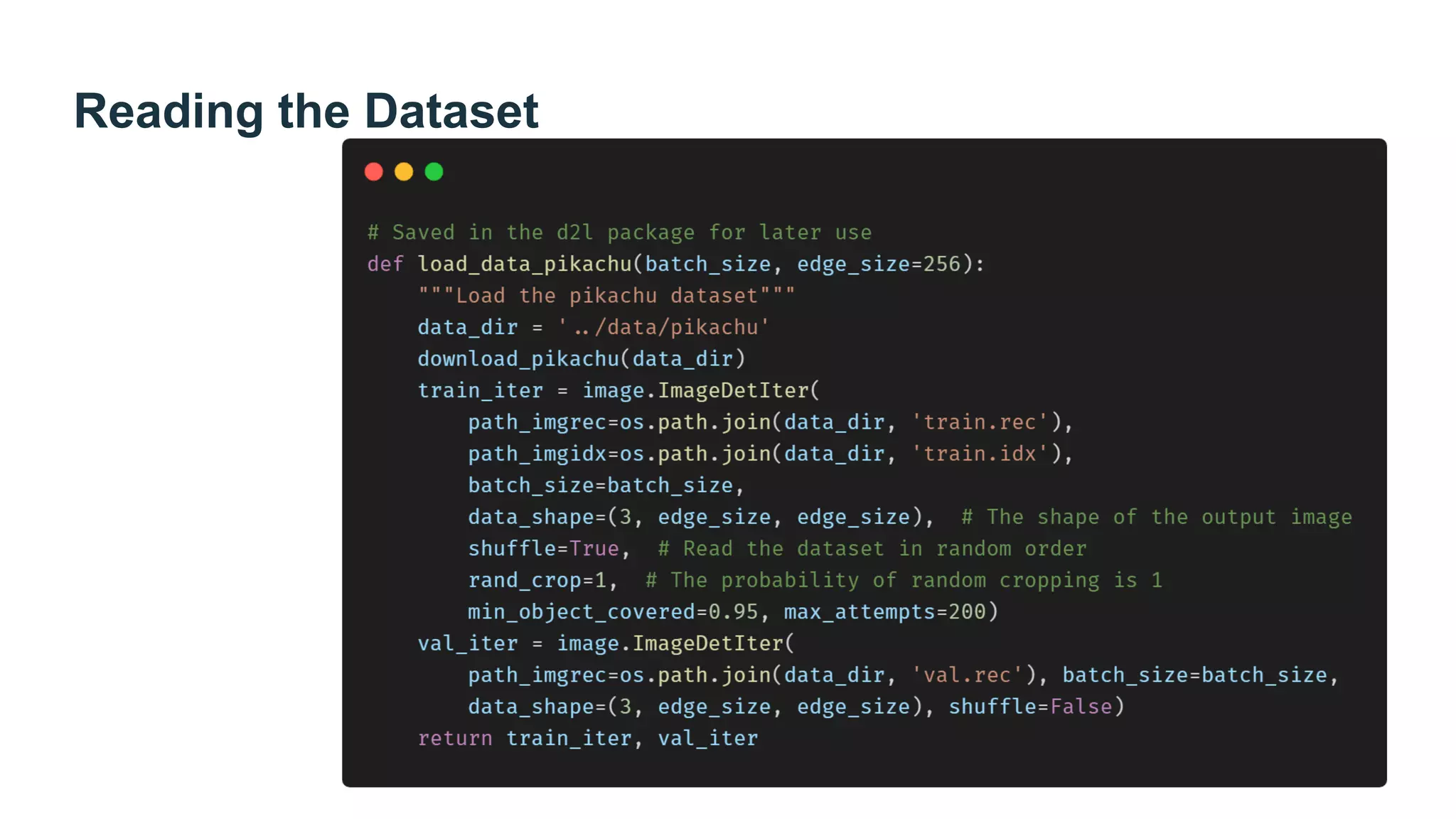 The Object Detection Dataset Ppt