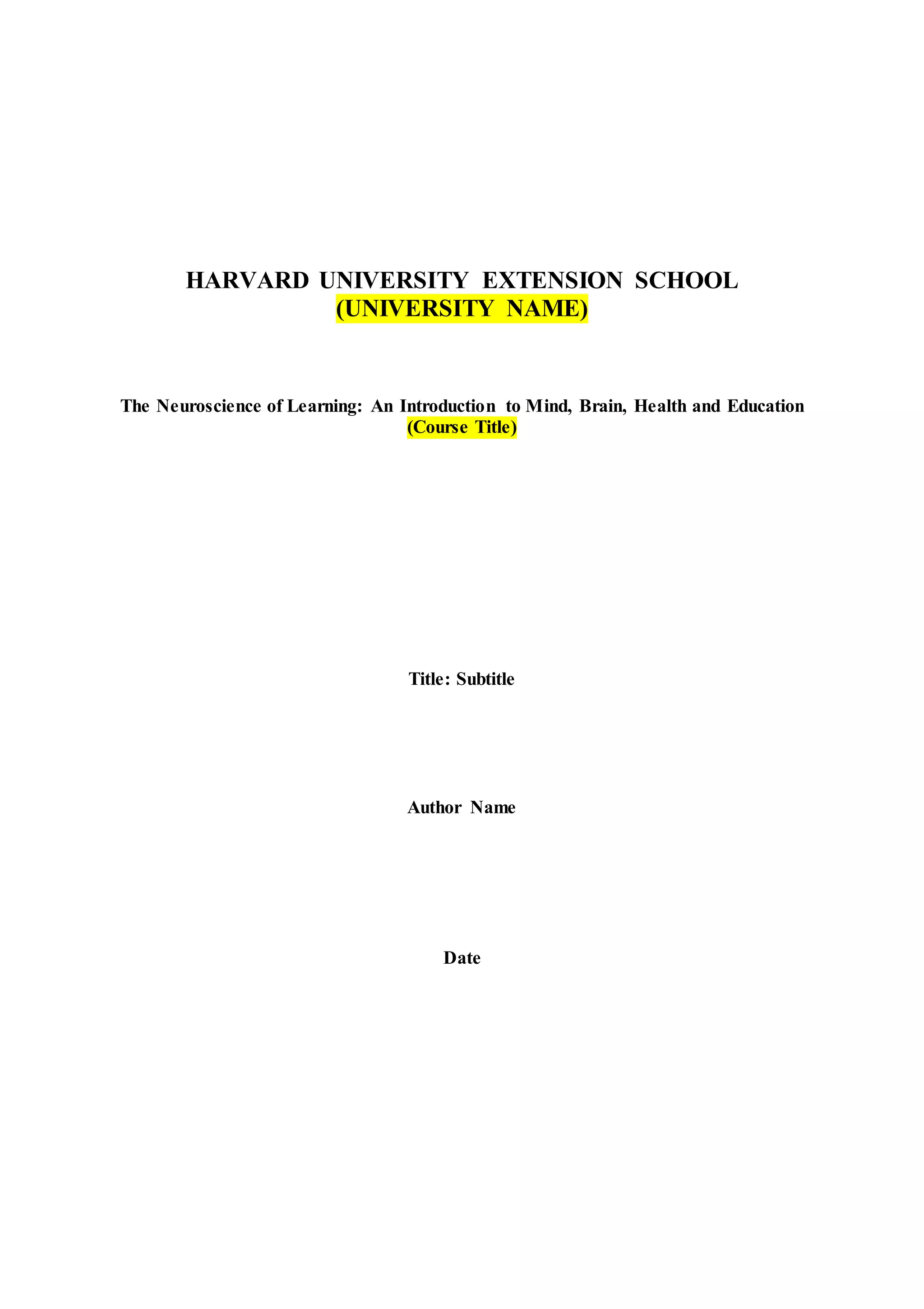 APA Style Template in Word 7th ed. | DOCX