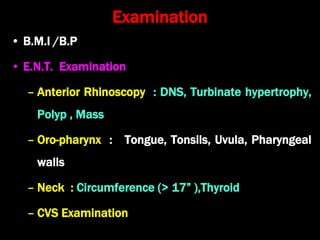 Obstructive sleep apnea syndrome (OSAS) | PPT