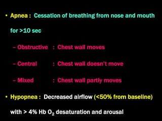 Obstructive sleep apnea syndrome (OSAS) | PPT