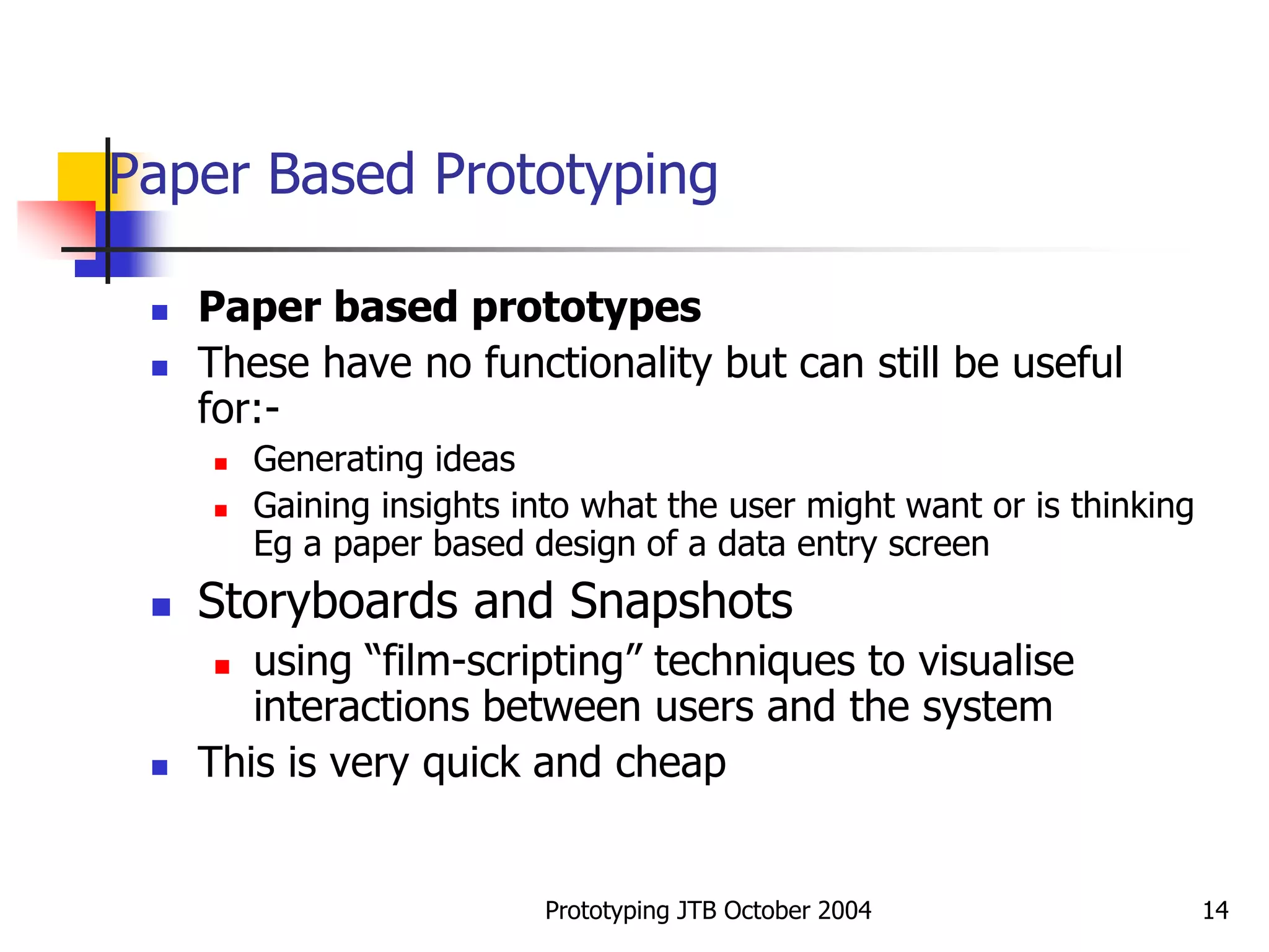 Iteration and prototyping | PPT