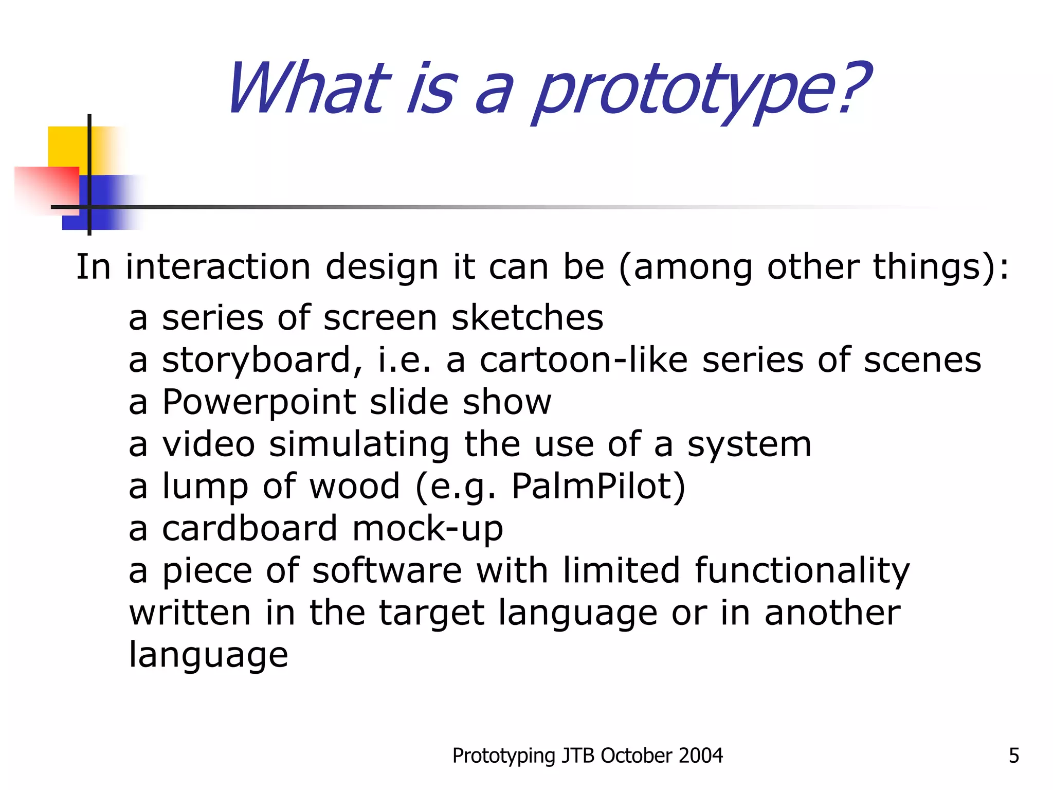 Iteration and prototyping | PPT