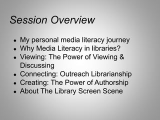 Media Literacy in the Library | PPT