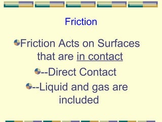 12 1 Friction And Gravity | PPT