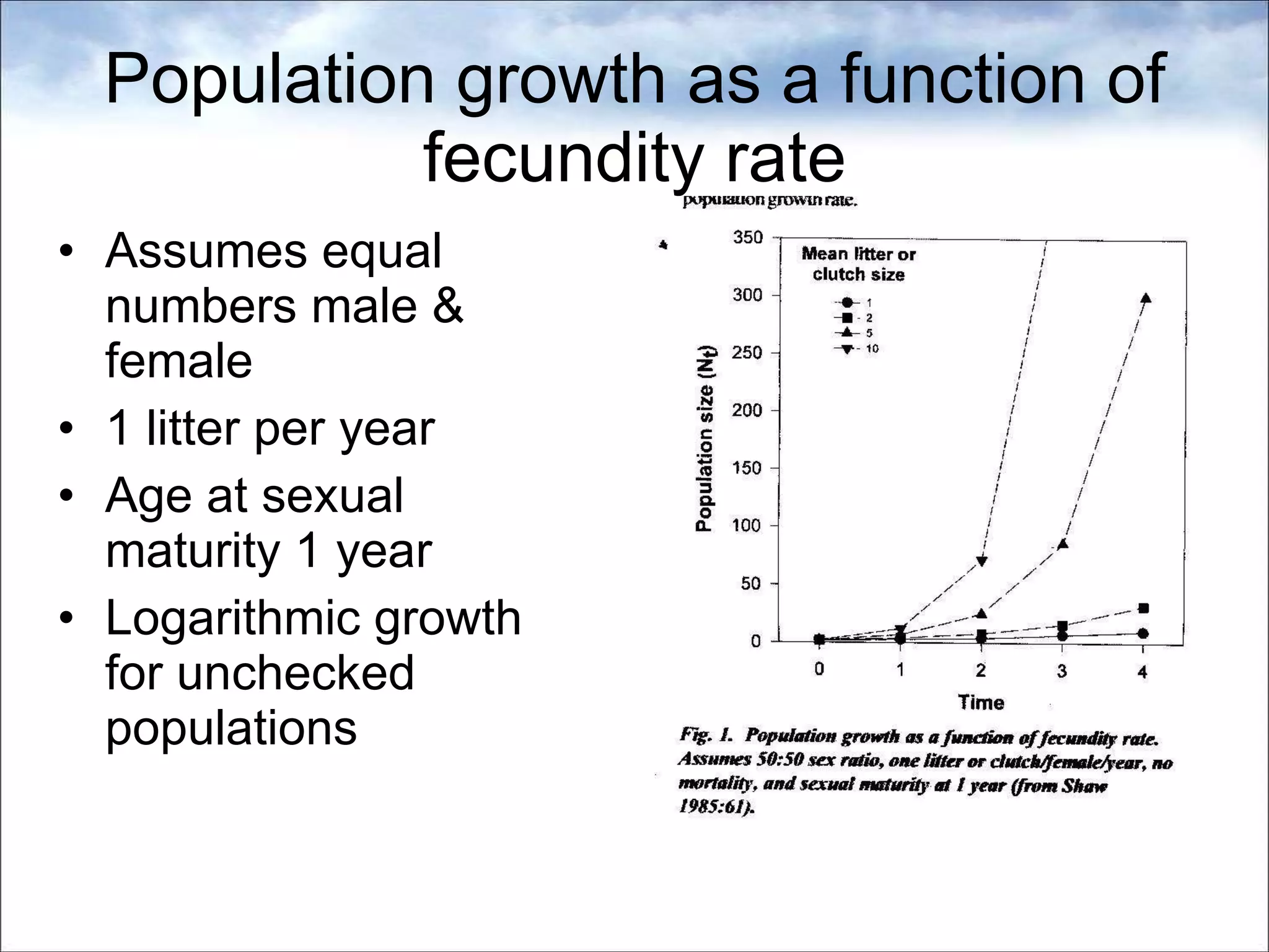 Population Dynamics | PPT | Birds | Pets