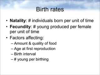 Population Dynamics | PPT