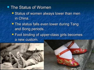 12.1 tang and song china | PPT | Music | Entertainment