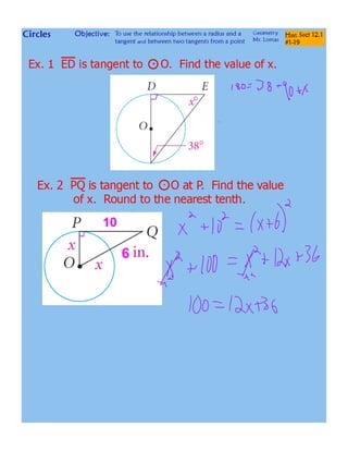 12 1 tangent lines | PDF