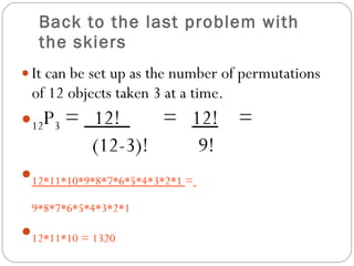 12 1 The Fundamental Counting Principal & Permutations Revised | PPT
