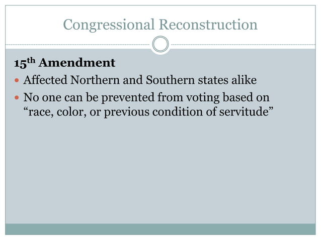 The Politics of Reconstruction | PPTX | Crime & Harmful Acts to ...