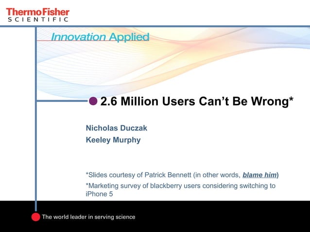 12 2.6 million users can't be wrong keeley murphy and nick duczak ...