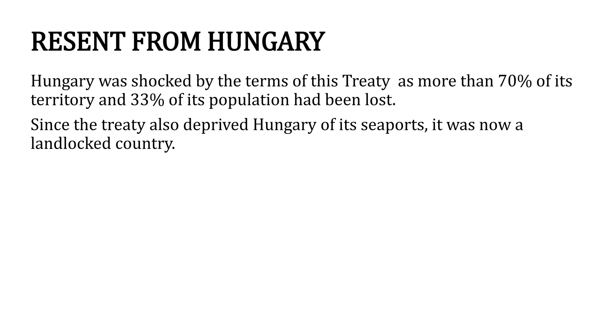 HISTORY IGCSE CONTENT - 20TH CENTURY OPTION - THE TERMS OF THE OTHER ...