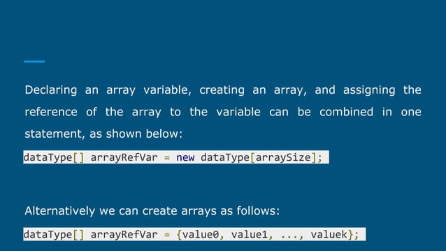 12. arrays | PPT