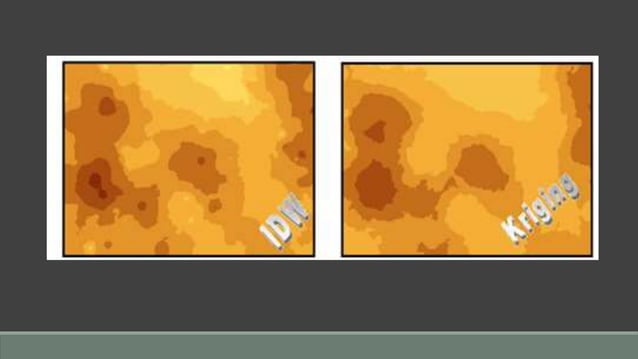 Spatial analysis & interpolation in ARC GIS | PPTX