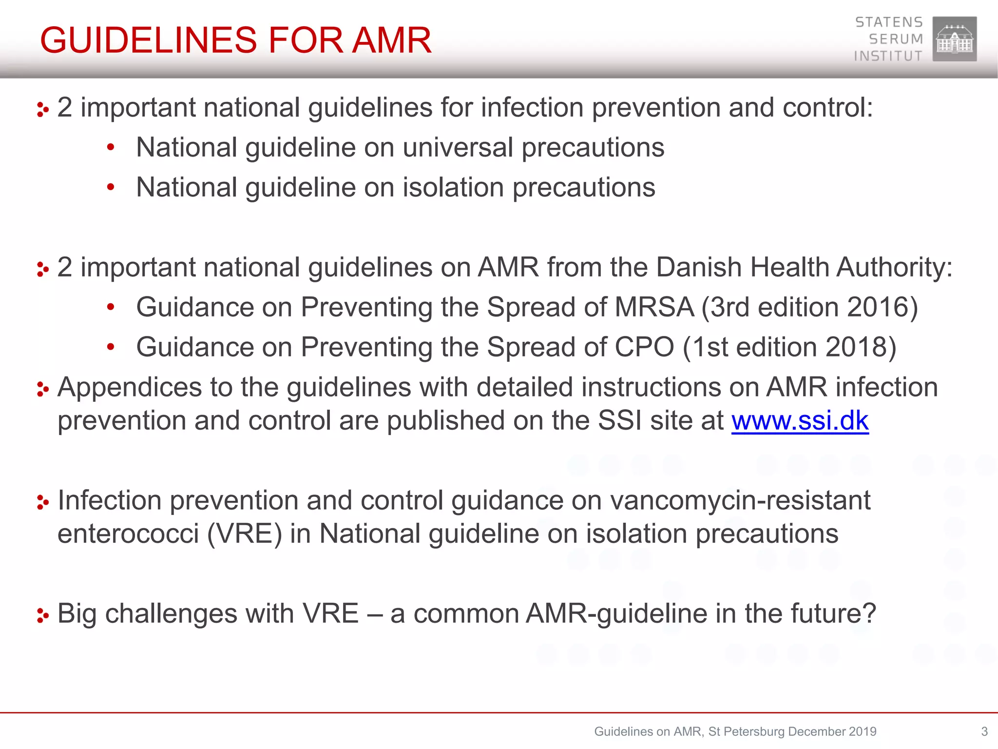 Guidelines on AMR pathogens | PDF