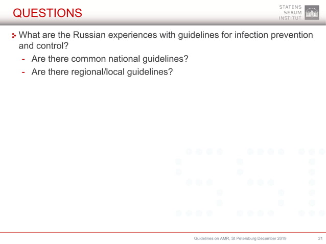 Guidelines on AMR pathogens | PPT