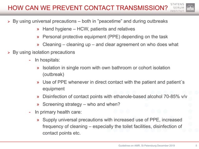 Guidelines on AMR pathogens | PPT