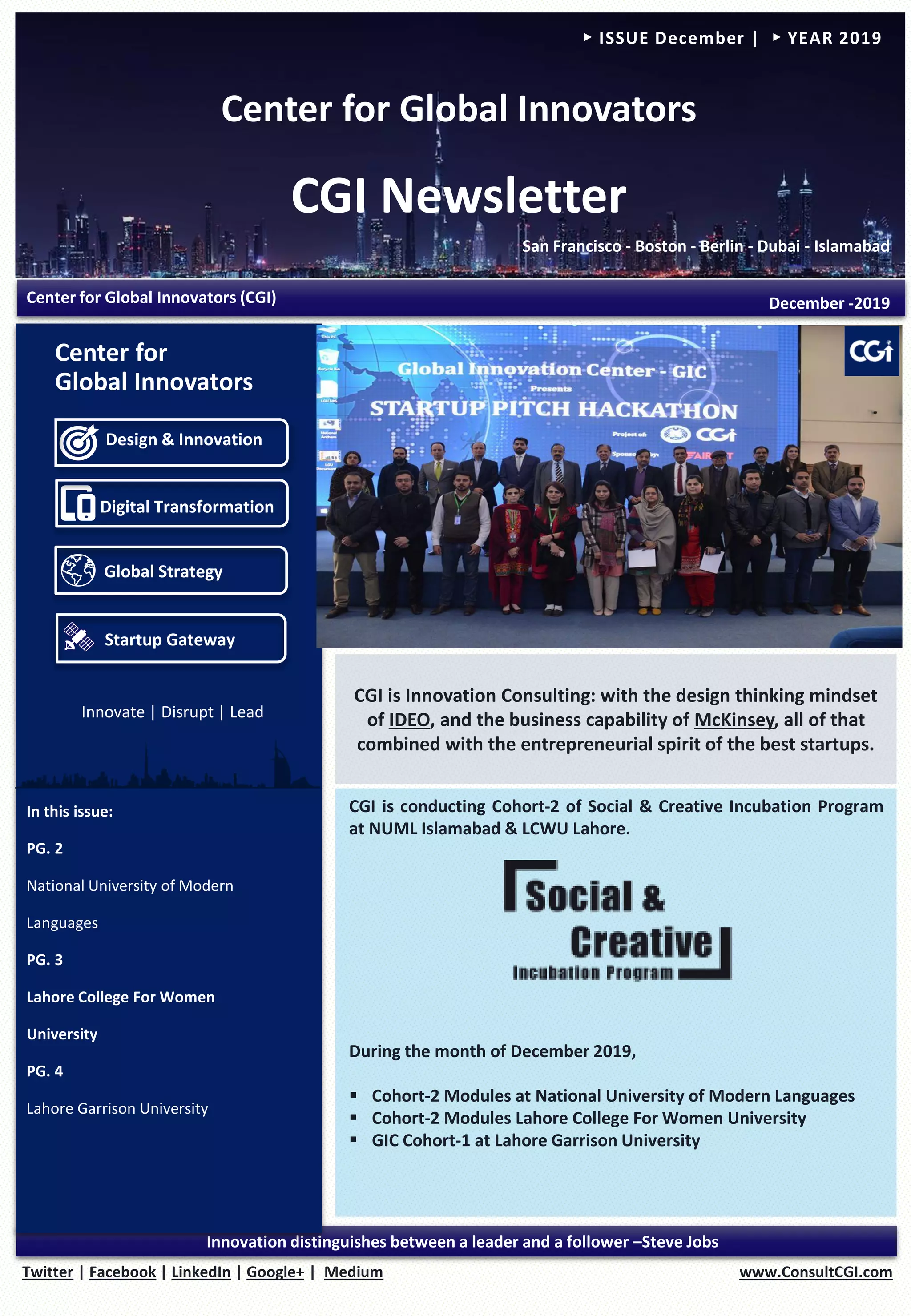 CGI Newsletter Dec 2019 | PDF