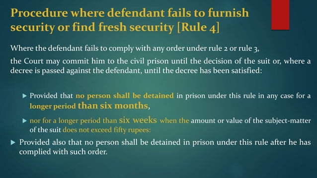 Order XXXVIII- Arrest and Attachment before judgment | PPTX