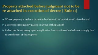 Order XXXVIII- Arrest and Attachment before judgment | PPTX