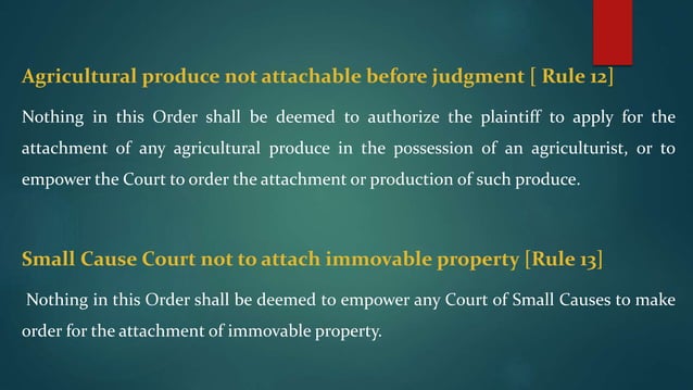 Order XXXVIII- Arrest and Attachment before judgment | PPTX