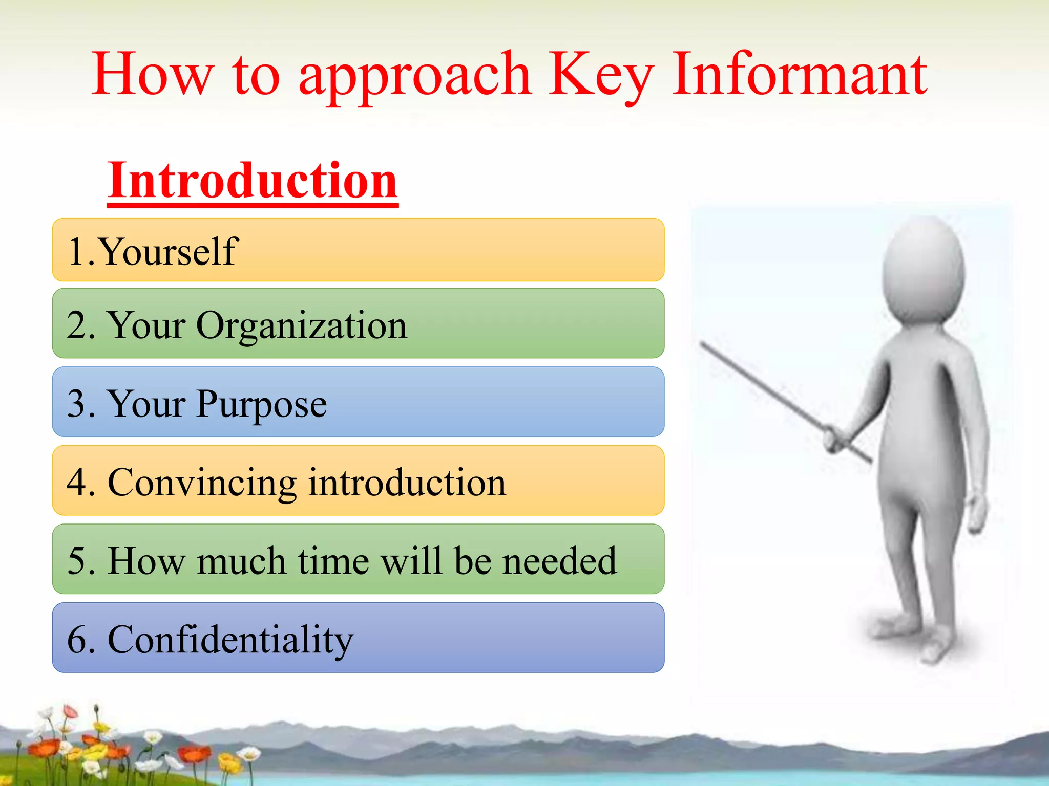 Key Informant Interview (KII) | PPTX