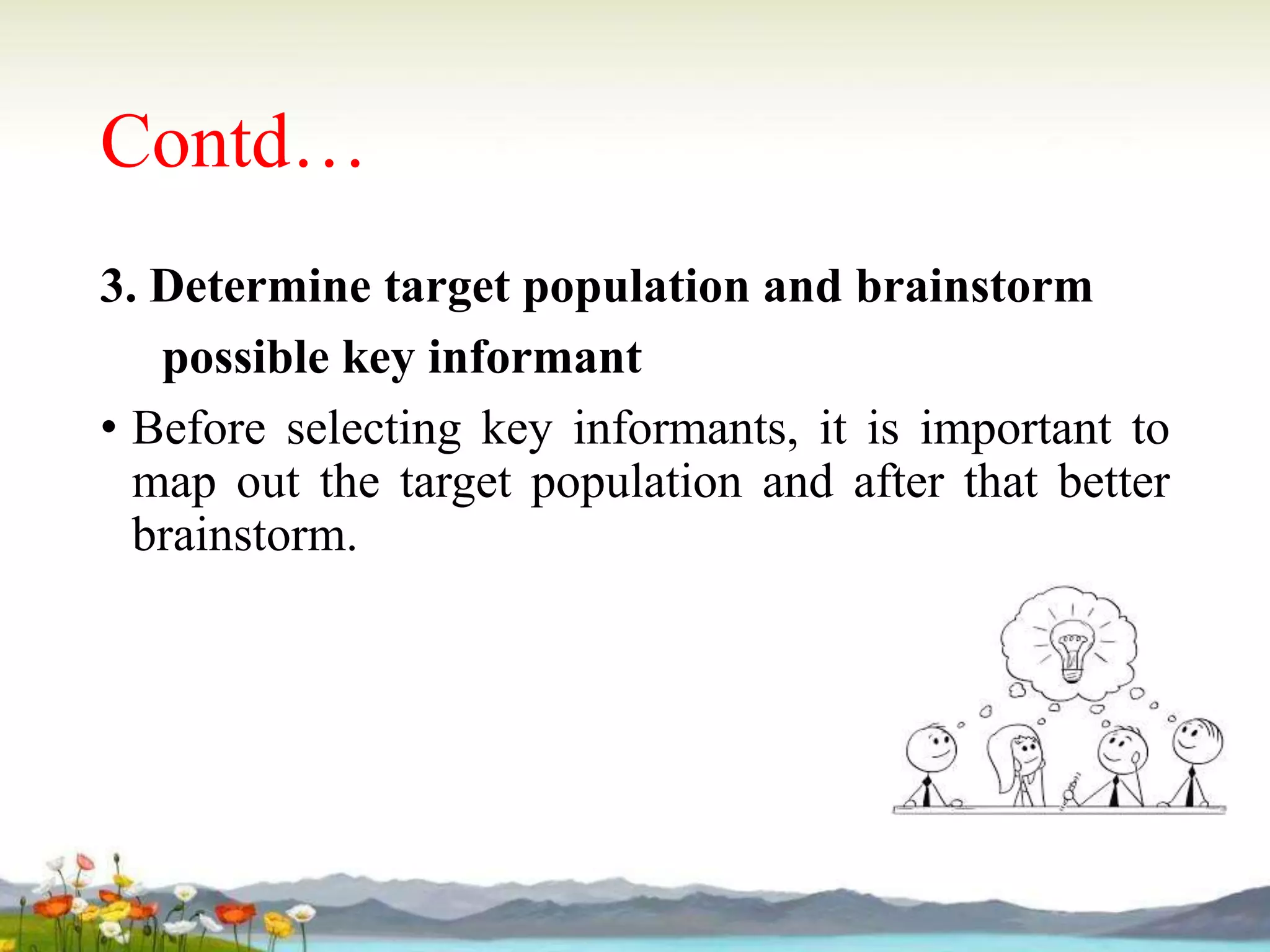 Key Informant Interview (KII) | PPTX